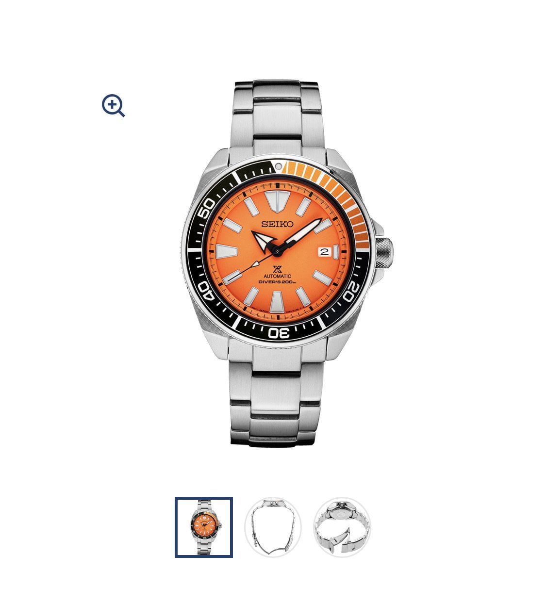 Seiko Seiko Prospex Stainless Steel Orange Dial Automatic SRPC07