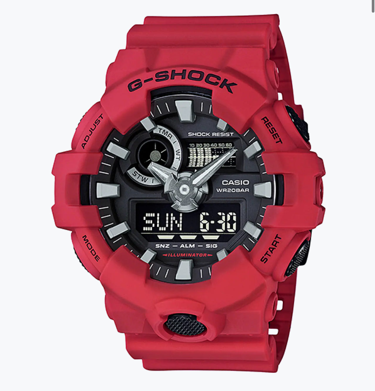 G SHOCK-ANALOG-DIGITAL GA-700 SERIES GA700-4A