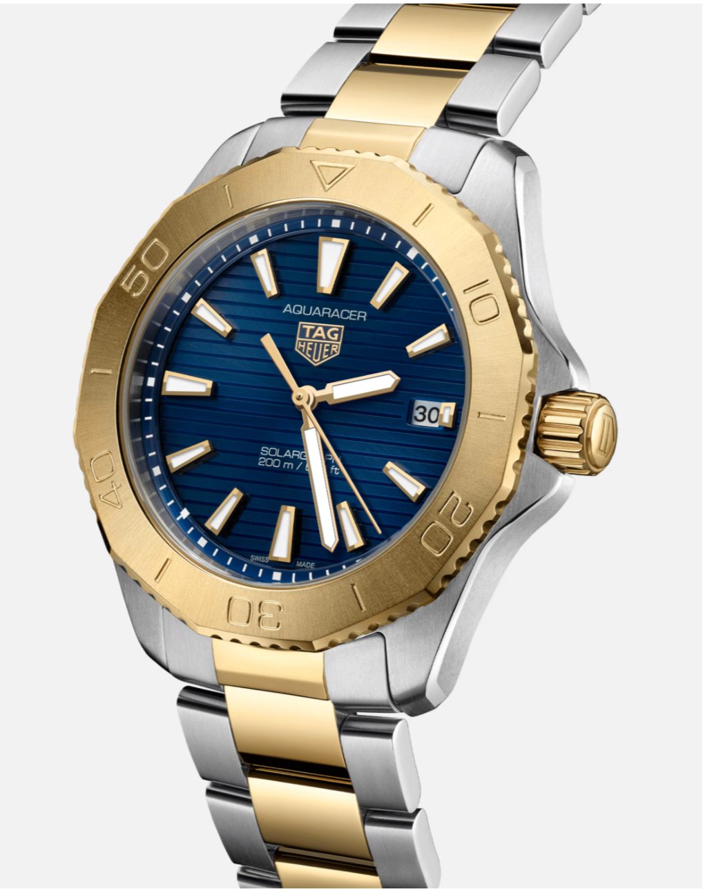 TAG HEUER- AQUARACER PROFESSIONAL 200 SOLARGRAPH Solar Quartz, 40 mm,