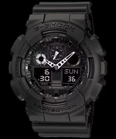G SHOCK-ANALOG-DIGITAL GA-100 SERIES GA100-1A1