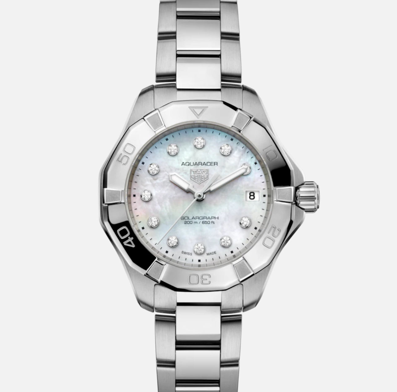 TAG HEUER-AQUARACER PROFESSIONAL 200 SOLARGRAPH Solar Quartz, 34 mm, S