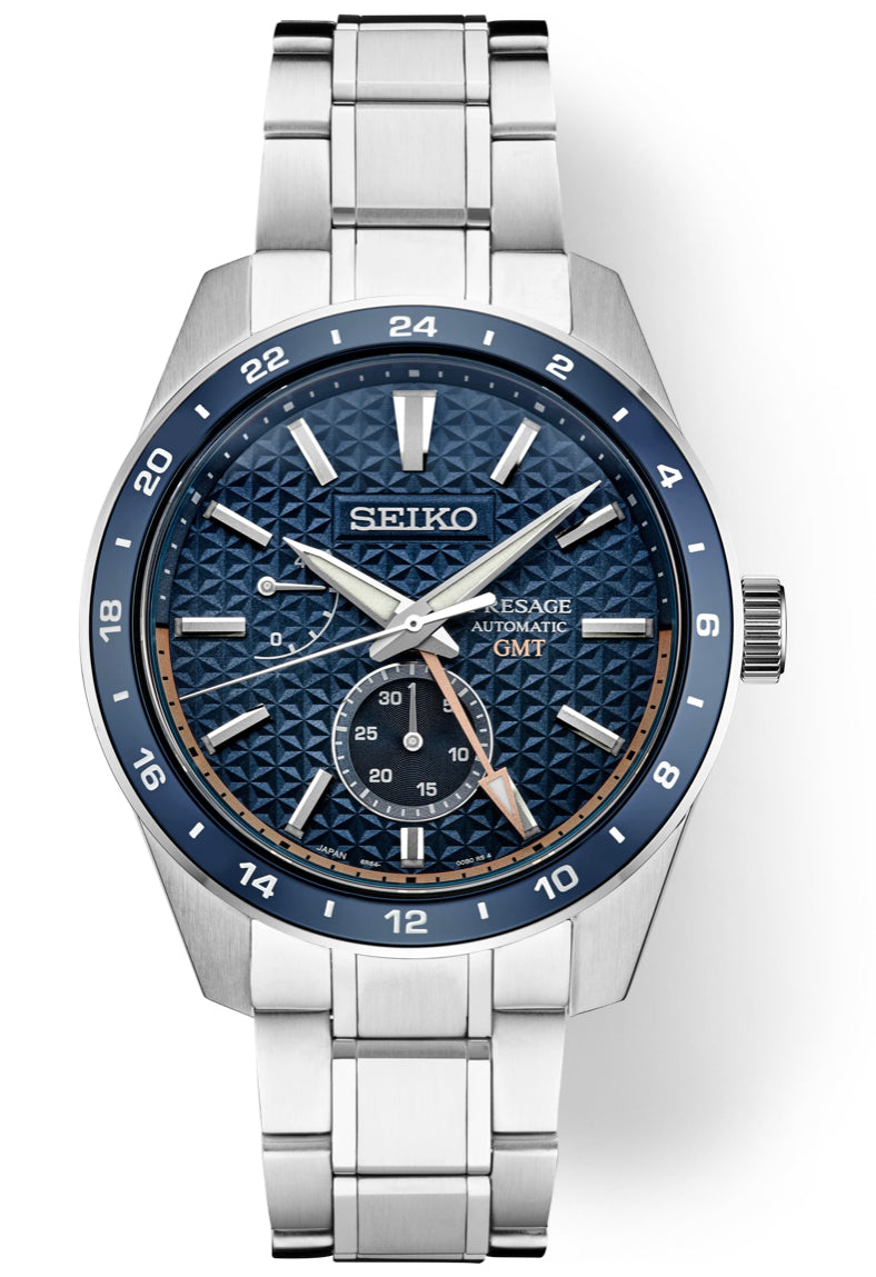 Seiko - Presage Sharp Edged Series GMT SPB217